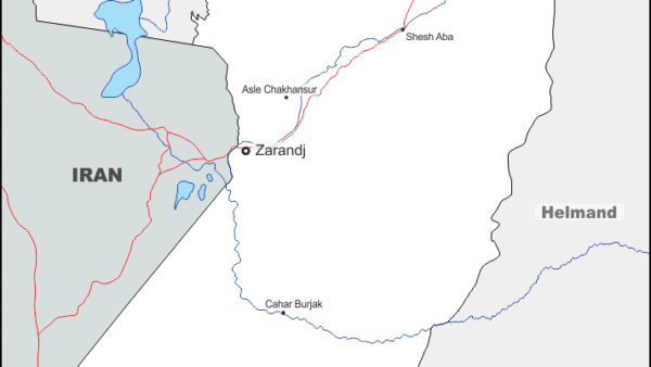 Mapa de Nimruz con nombres y sin nombres